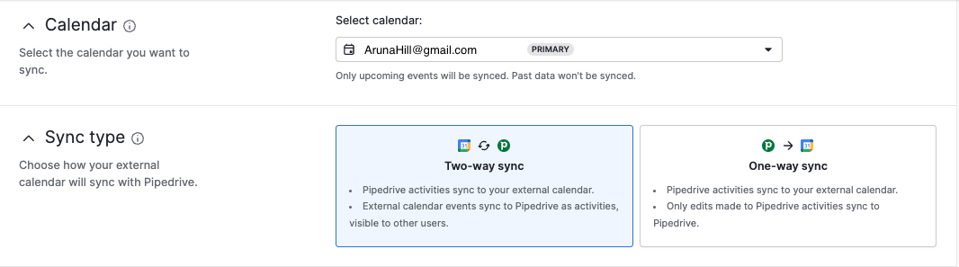Troubleshooting the calendar sync feature - Knowledge Base | Pipedrive